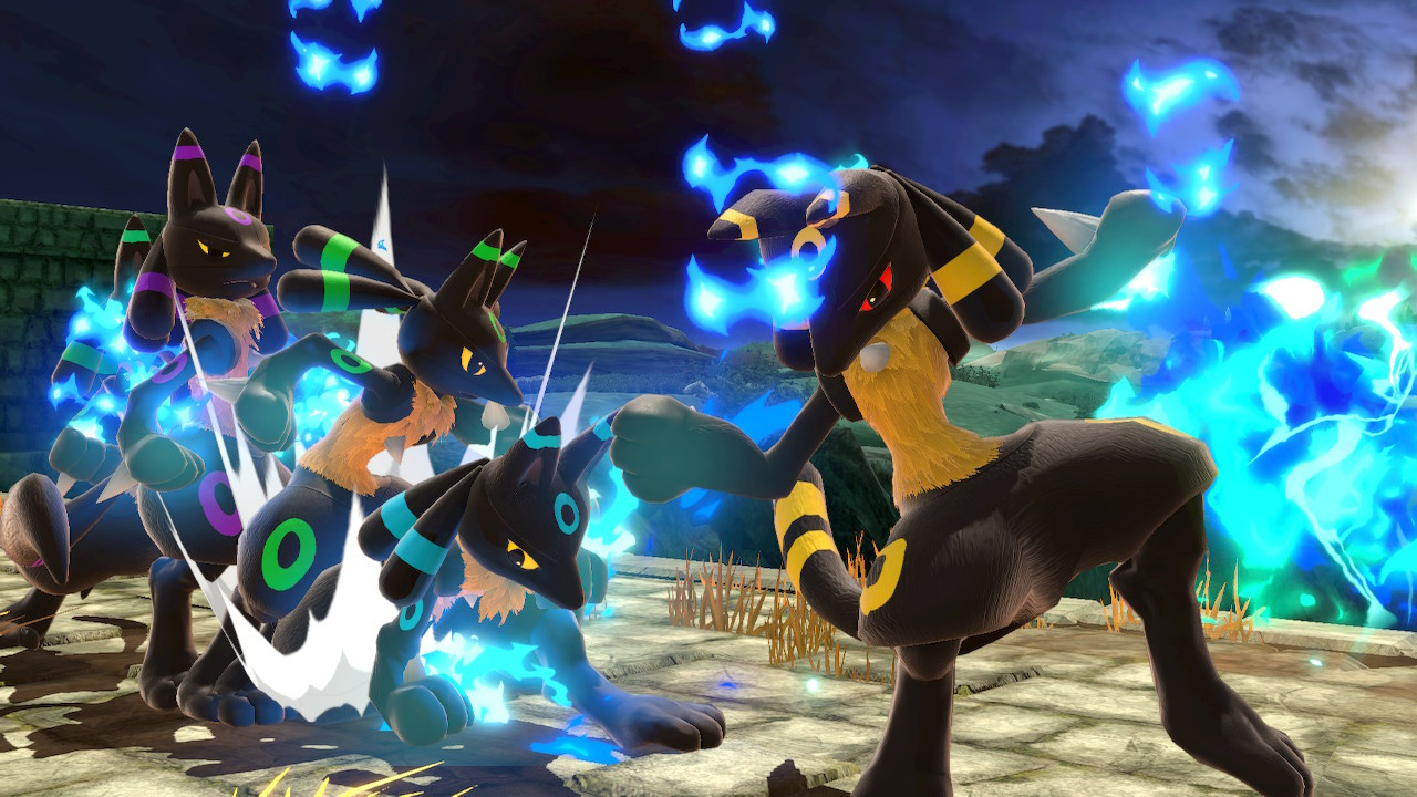 Lucario - Umbreon multicolors Mod for Super Smash Bros. Ultimate | SSBU ...