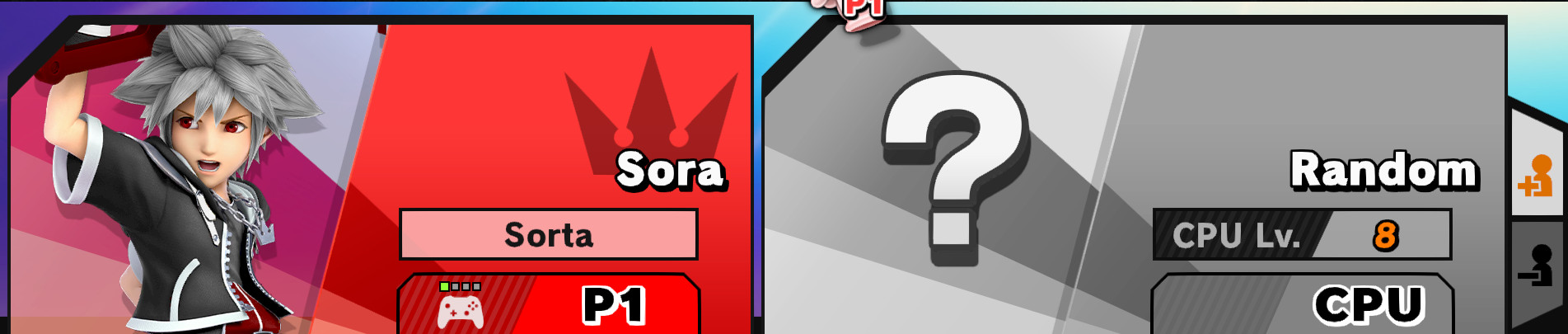 Dark Red Sora UI Mod for Super Smash Bros. Ultimate | SSBU Mods