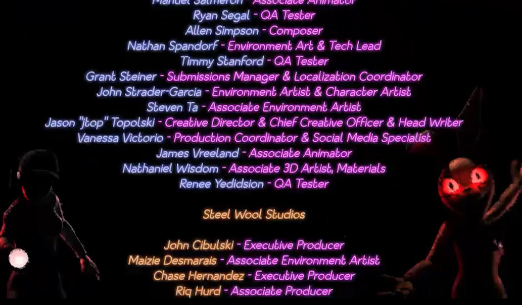 Improved Credits Mod for Five Nights at Freddy's: Security Breach ...