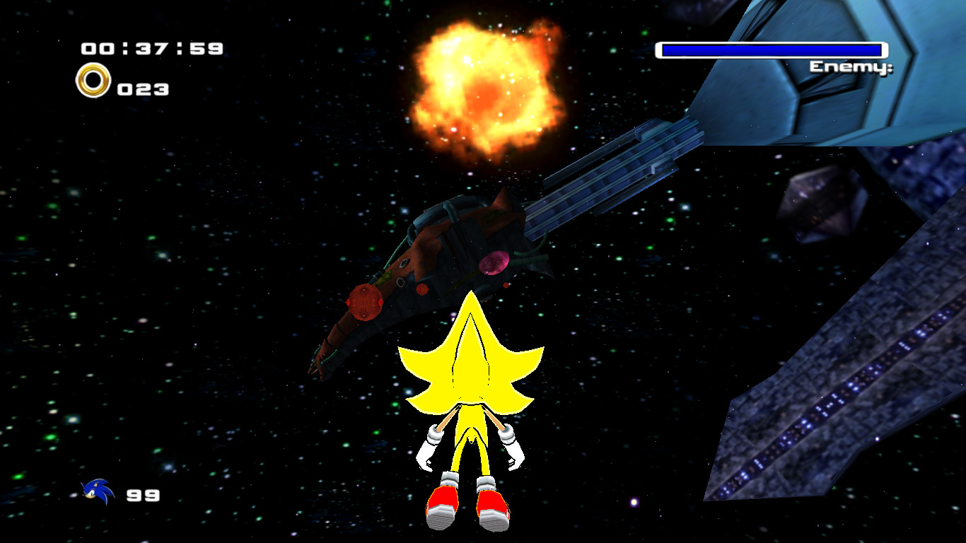 Yuji Uekawa Cel-shaded Sonic Mod for Sonic Adventure 2 | SA2 Mods