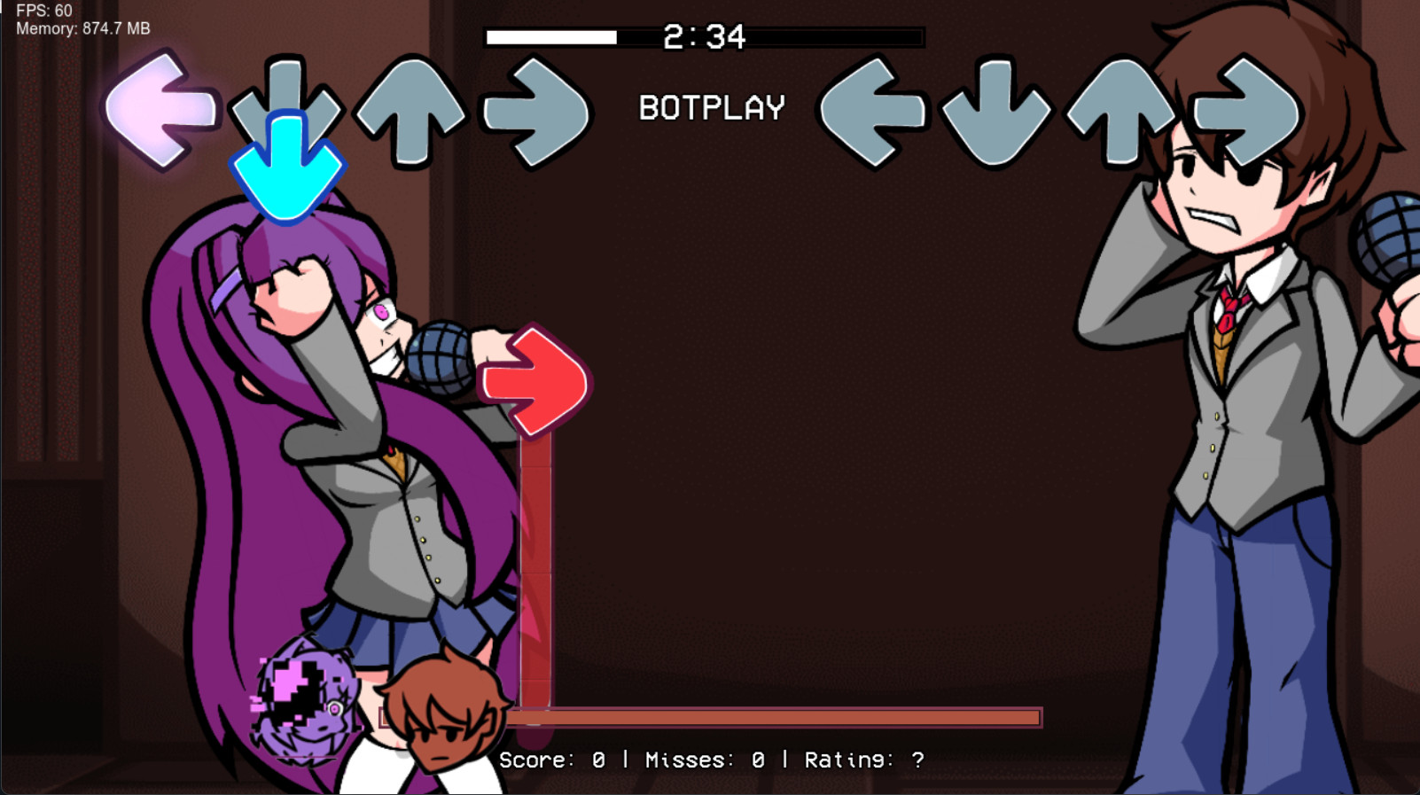 Overdue: Doki Mix Mod for Friday Night Funkin' | FNF Mods