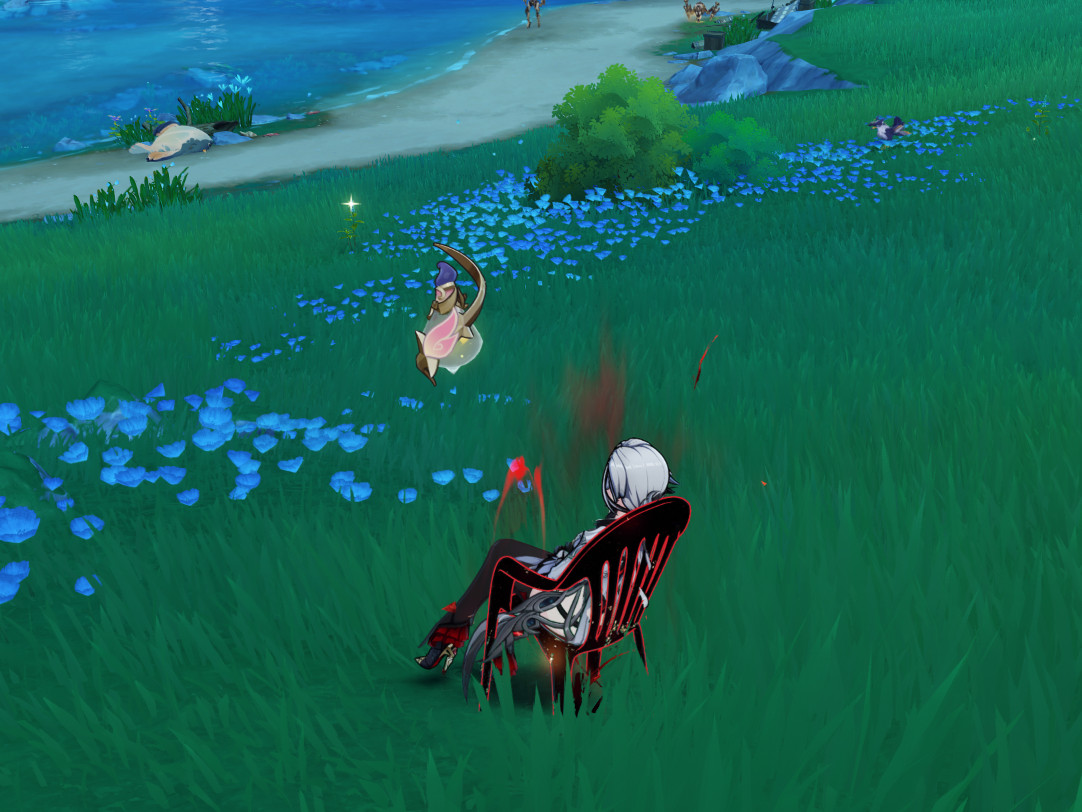 nu Arlecchino - The Vergil Chair of Darkness! Mod for Genshin Impact ...