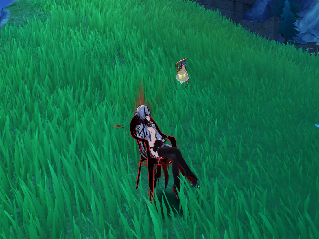 nu Arlecchino - The Vergil Chair of Darkness! Mod for Genshin Impact ...