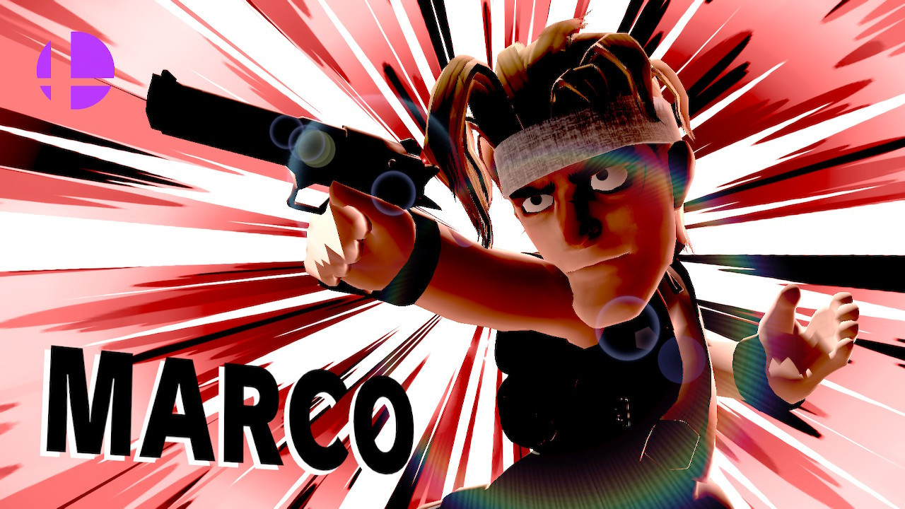 Marco Rossi (Metal Slug) Deluxe Mii Mod for Super Smash Bros. Ultimate ...