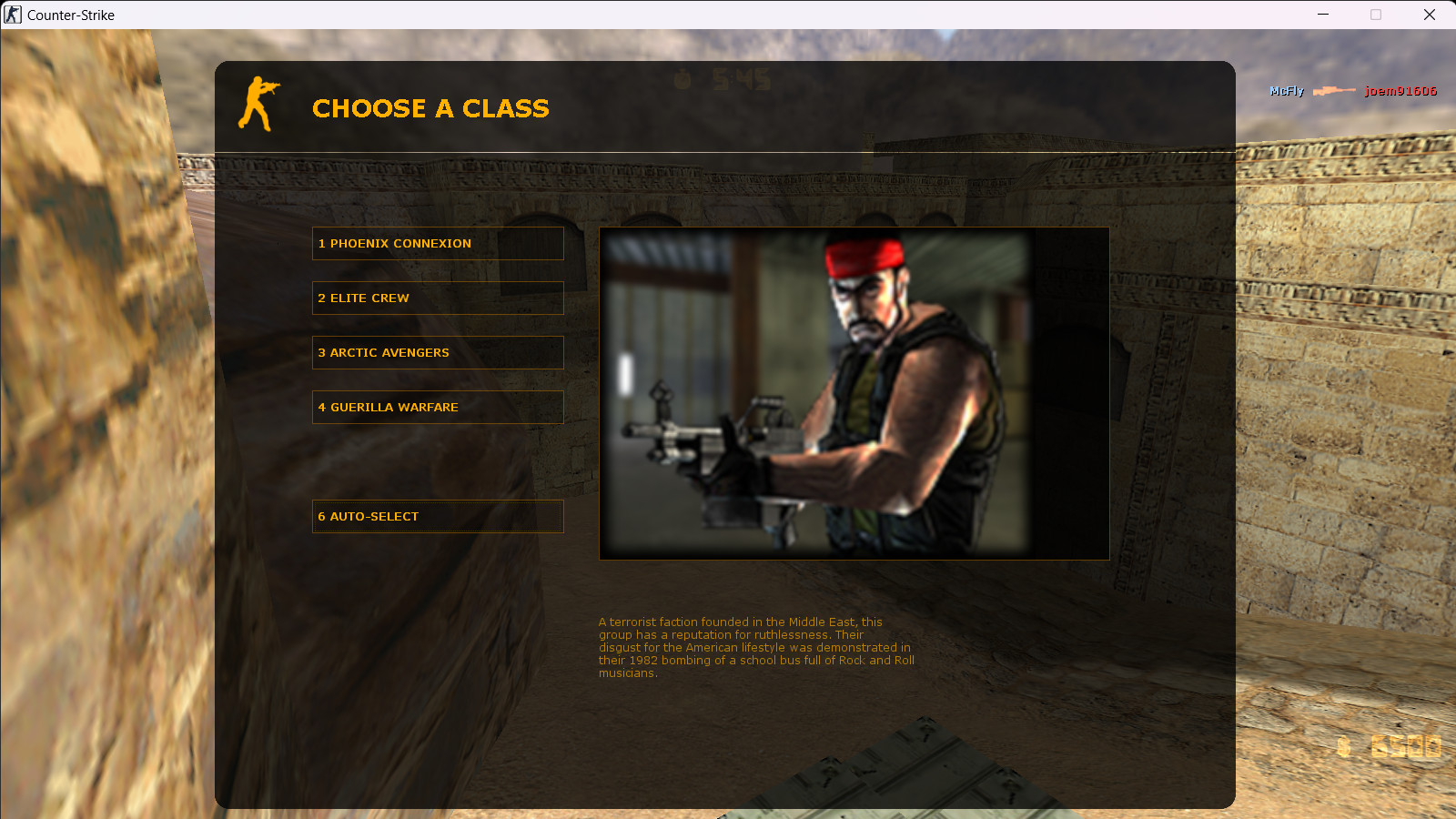 [CS 1.6] VGUI Classes CSCZ Style Mod for Counter-Strike 1.6 | CS1.6 Mods