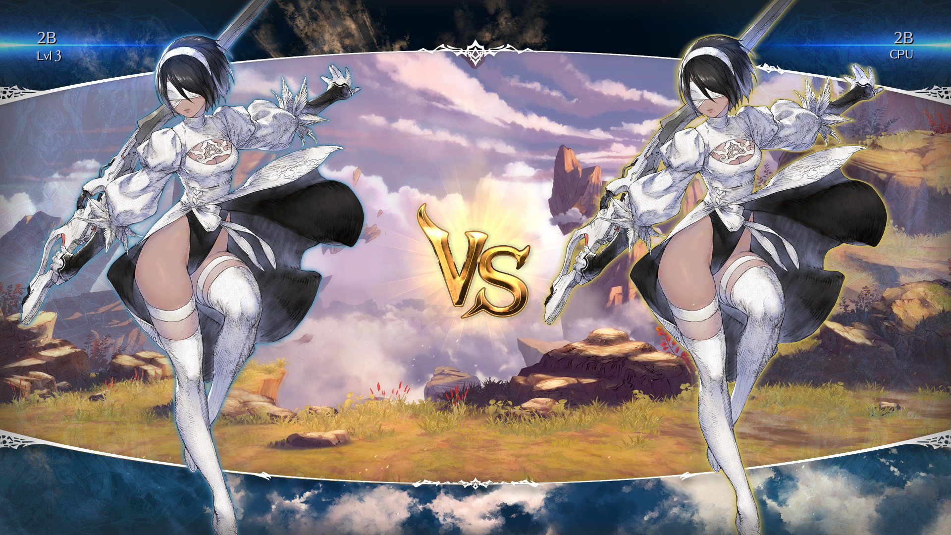 2P UI over 2B Mod for Granblue Fantasy Versus: Rising | GB Rising Mods