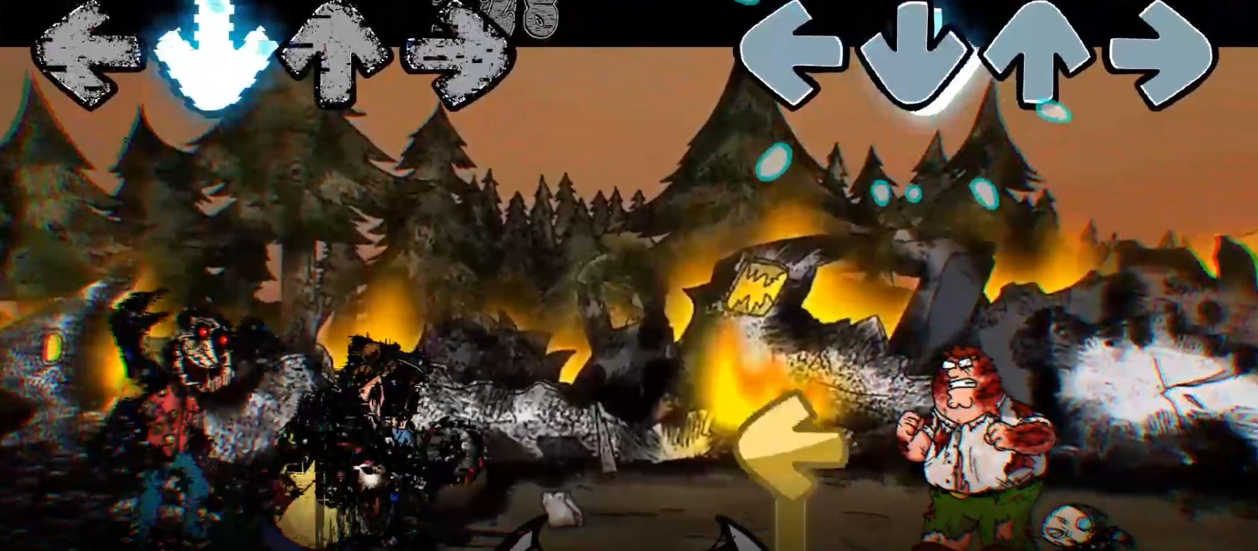 FNF:Darkness Takeover (Aftermath Meekmix) Mod for Friday Night Funkin ...