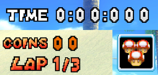 Mario Kart DS UI Mod for Mario Kart 8 Deluxe | MK8D Mods