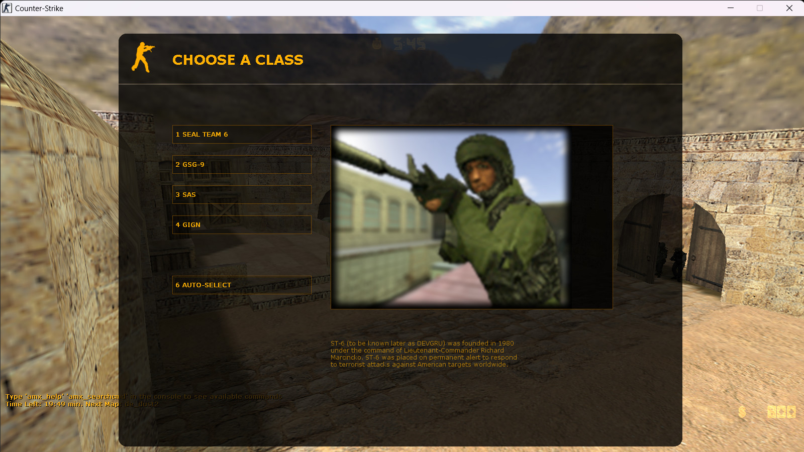 [CS 1.6] CS 1.0 VGUI Classes CSCZ Style Mod for Counter-Strike 1.6 ...