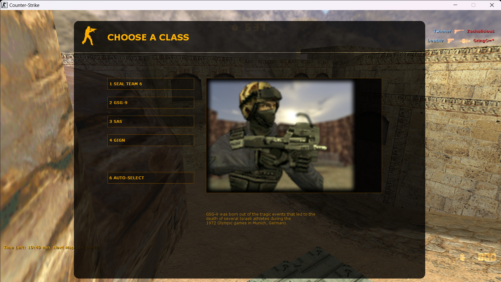 [CS 1.6] CS 1.0 VGUI Classes CSCZ Style Mod for Counter-Strike 1.6 ...