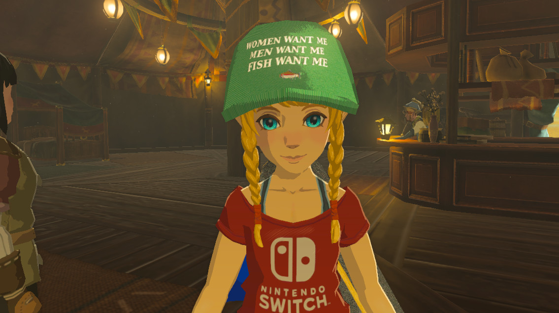Linkle's Fishing Cap Mod for The Legend of Zelda: Breath of the Wild ...