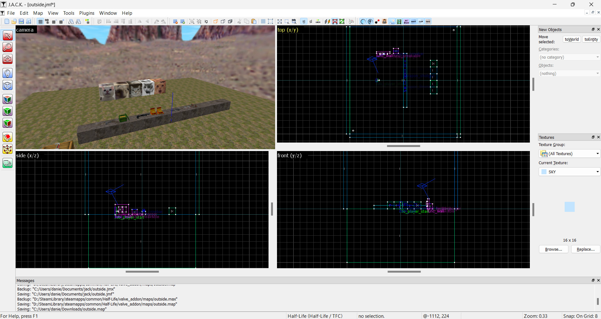Cat Goober Shooting Range Mod for Half-Life | HL Mods