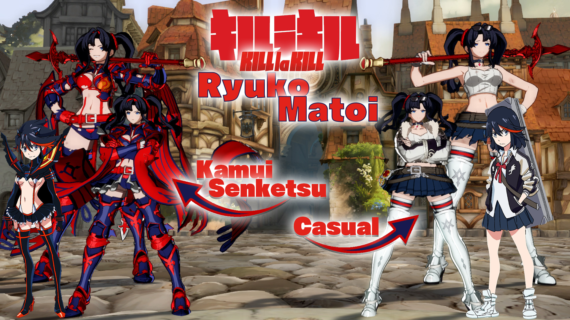 Ryuko Matoi - Street Clothes Ver. ZETA Mod for Granblue Fantasy Versus ...