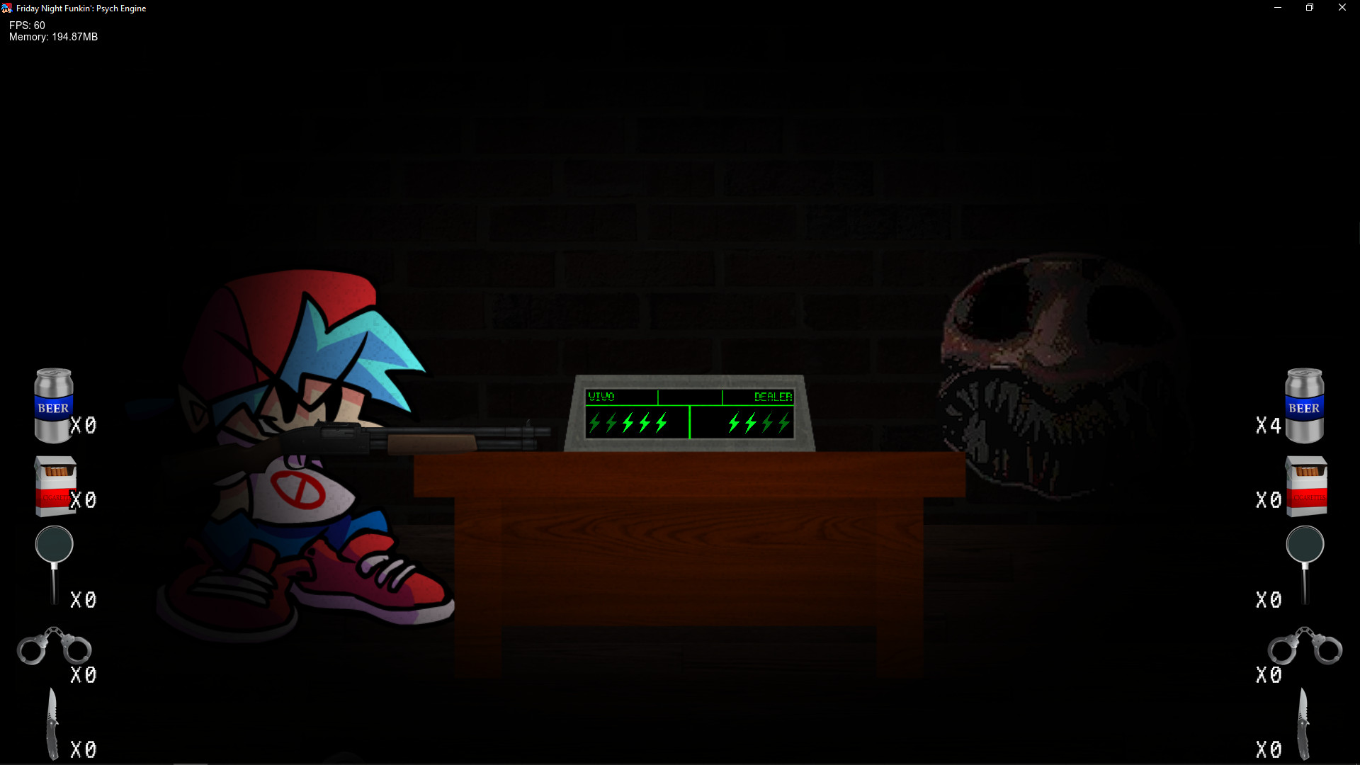 Buckshot Roulette Recreation Mod for Friday Night Funkin' | FNF Mods