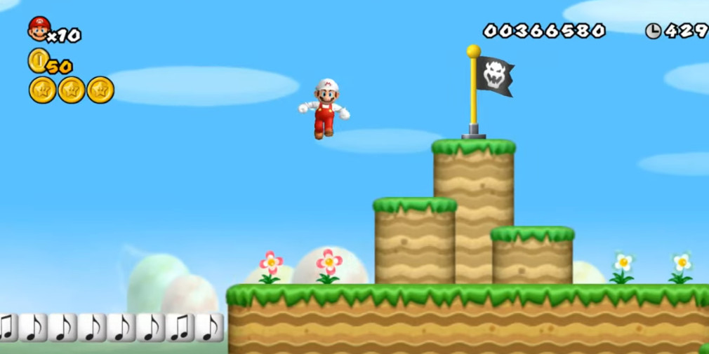 NSMB2 1-1 Remade in NSMBW Mod for New Super Mario Bros. Wii | NSMBW Mods