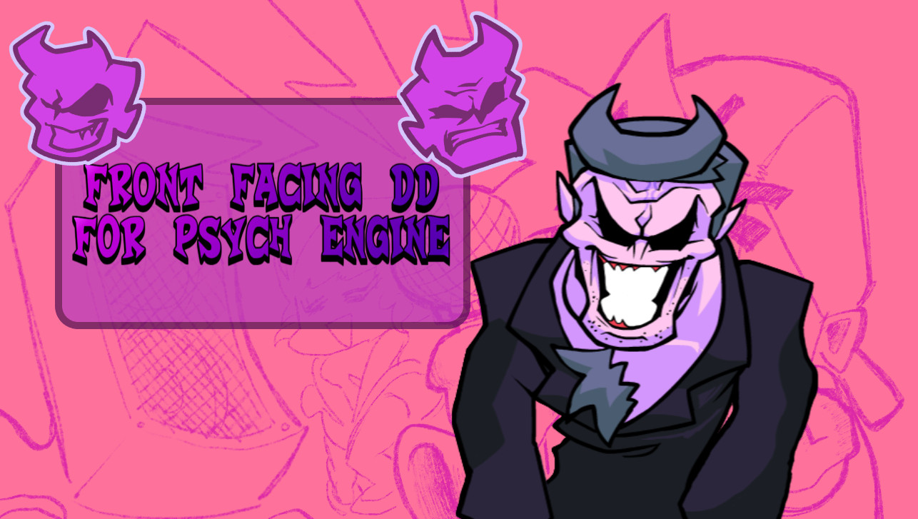 Front facing DD for Psych engine Mod for Friday Night Funkin' | FNF Mods