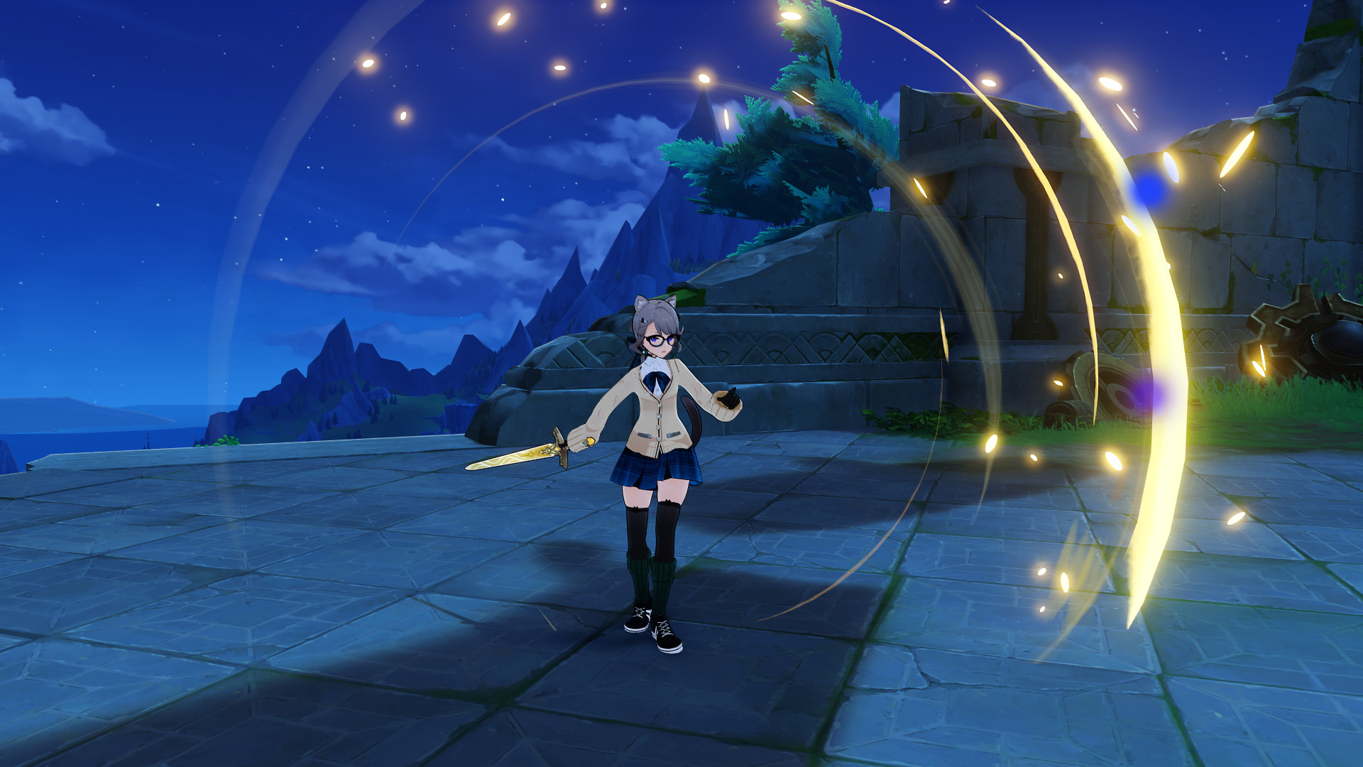 Lynette Schoolgirl Mod for Genshin Impact | GI Mods