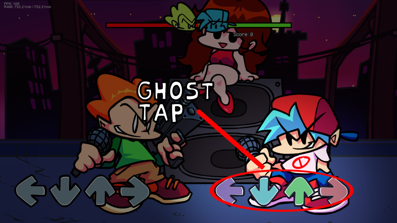 [FNF V-Slice (0.3.X)] Ghost Tapping Mod for Friday Night Funkin' | FNF Mods