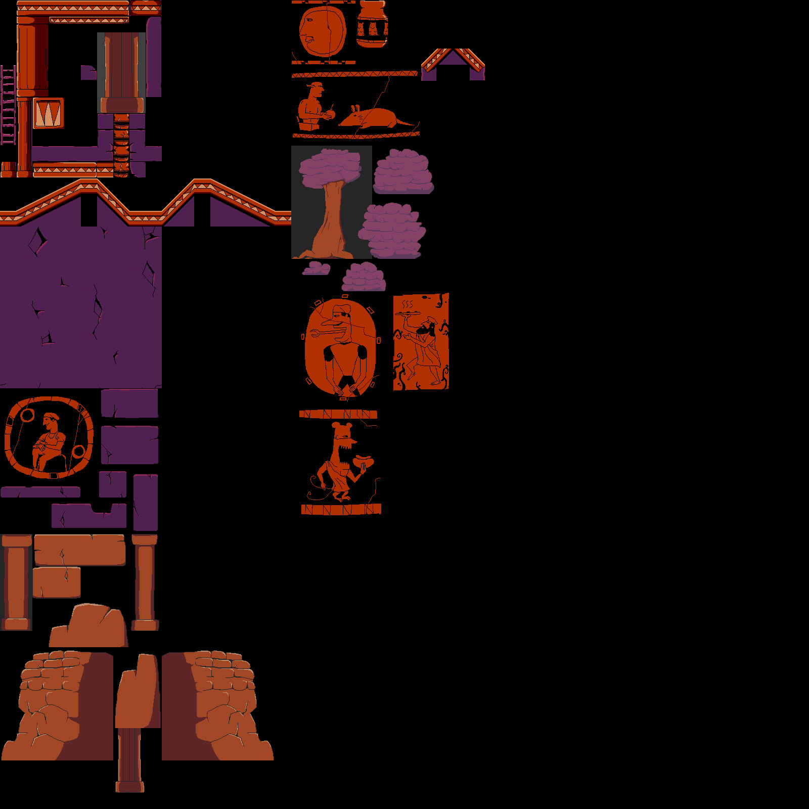 Missing tiles for Tilesets used in CYOP Mod for Pizza Tower | PT Mods