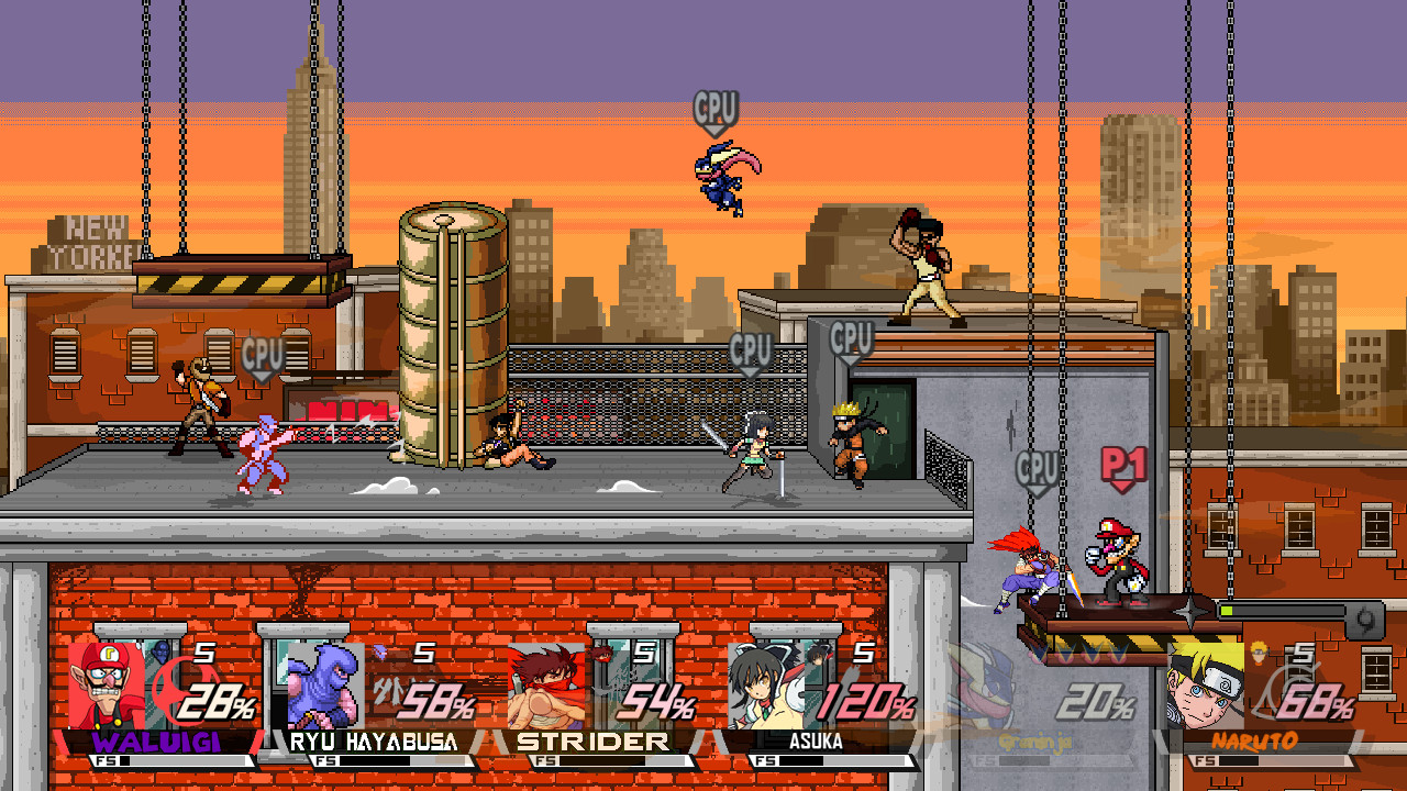 Ninja Gaiden - American Roof (9.4/CMC+) Mod for Super Smash Bros ...