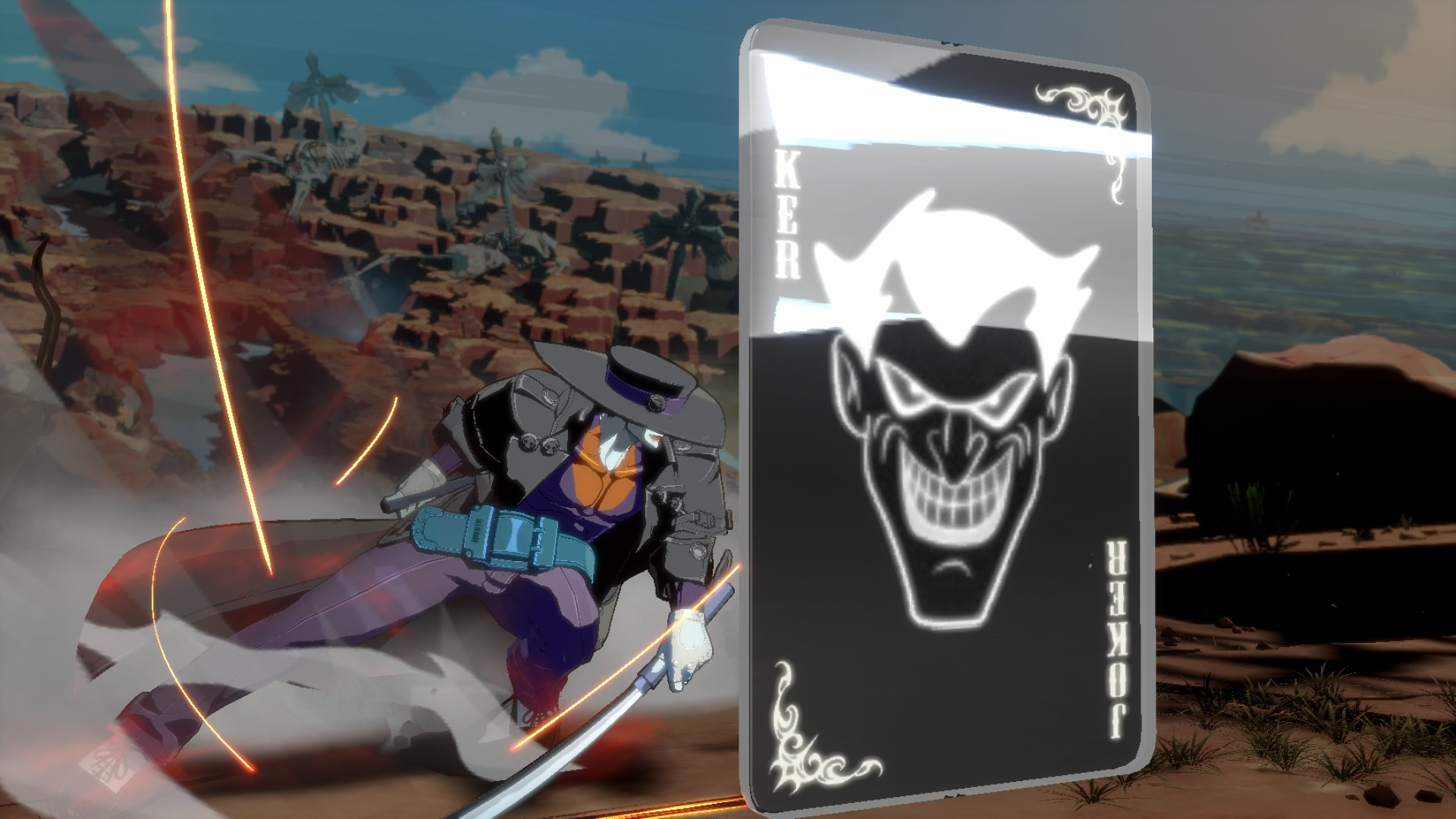 BTAS Joker Johnny skin Mod for GUILTY GEAR -STRIVE- | GGST Mods