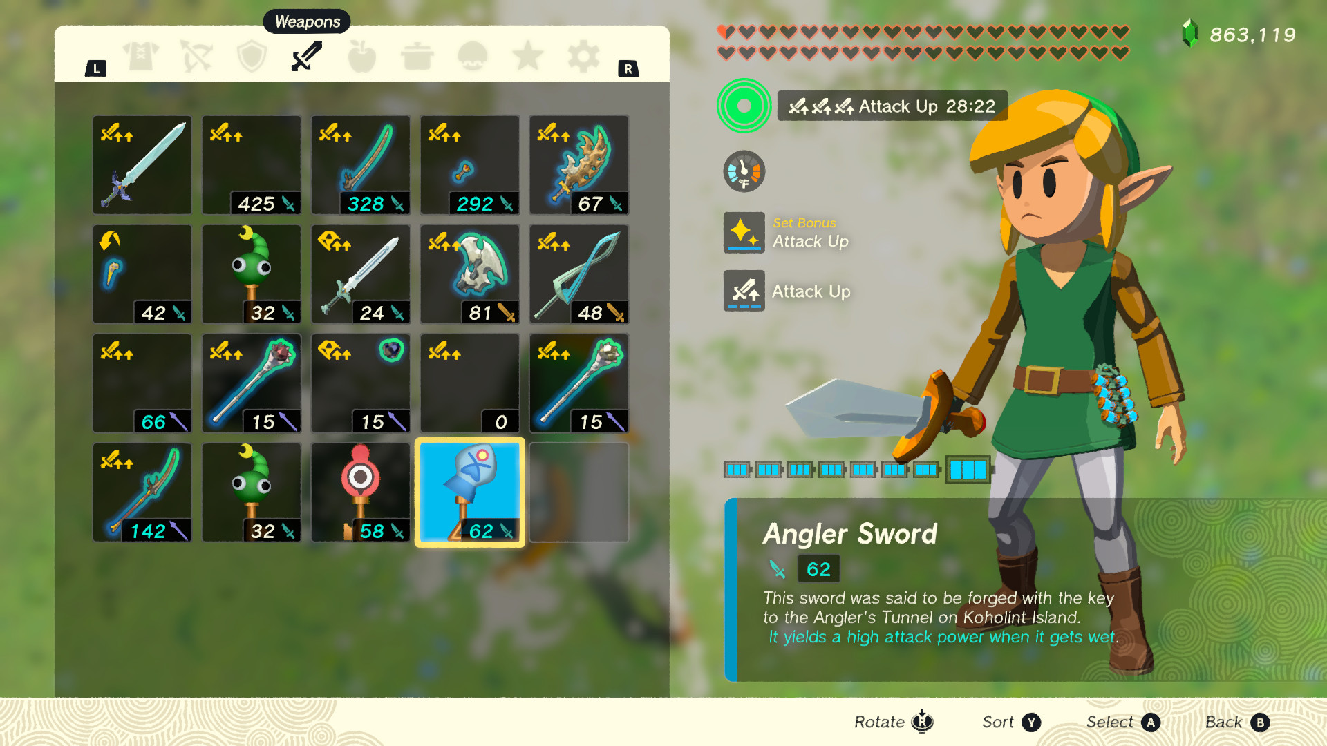 Link's Awakening Custom Swords Mod for The Legend of Zelda: Tears of ...