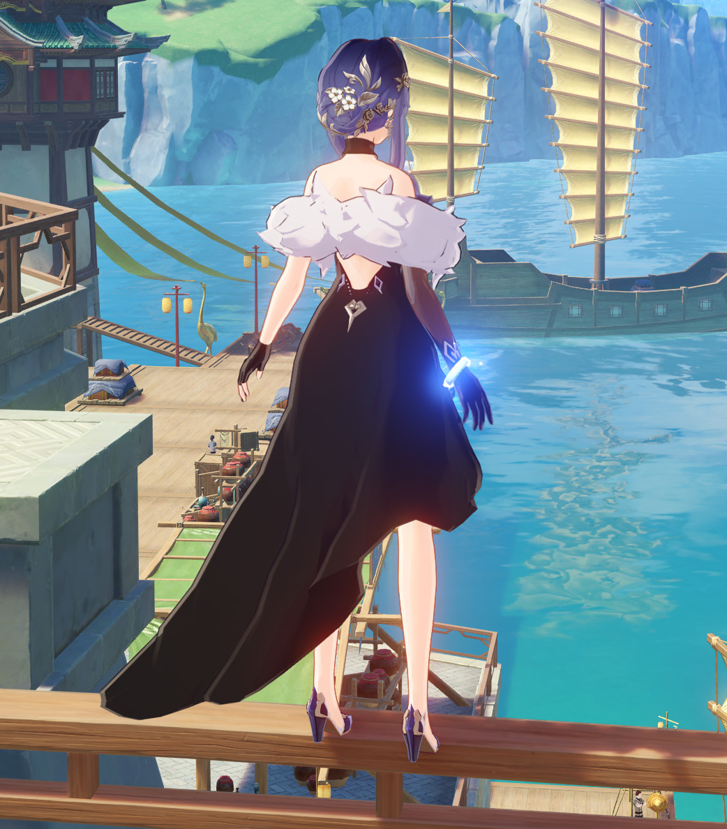 Evening Assassin Yelan Mod for Genshin Impact | GI Mods