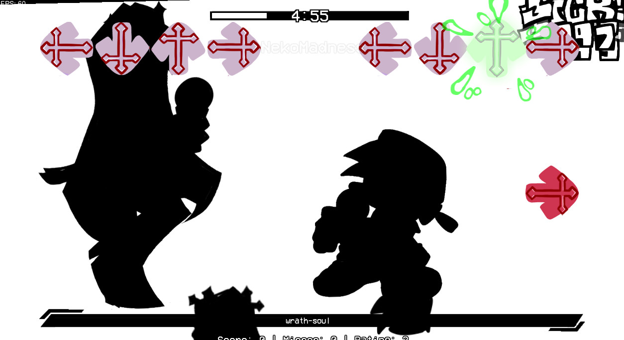 Wrath Soul but Sarvente sings it Mod for Friday Night Funkin' | FNF Mods