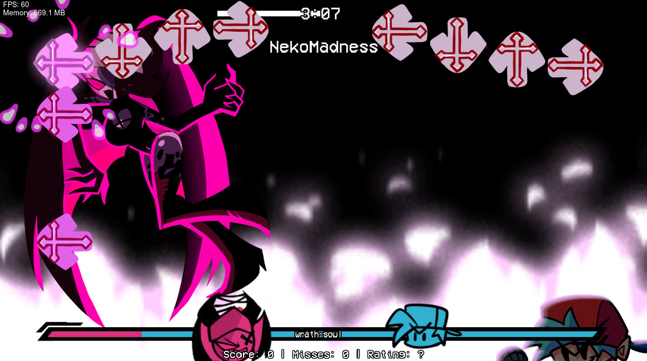 Wrath Soul but Sarvente sings it Mod for Friday Night Funkin' | FNF Mods