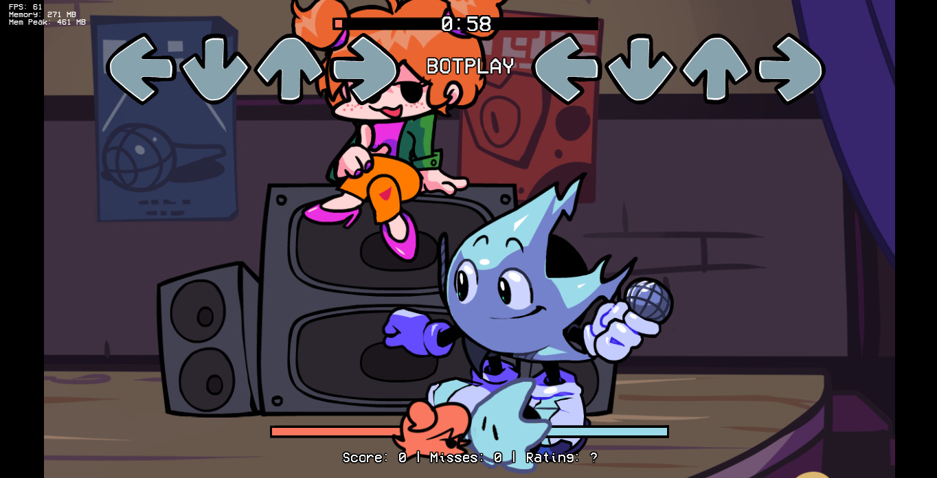 Playable D-Side Ristar (FanMade) + FLA Mod for Friday Night Funkin ...