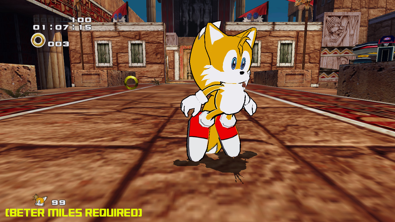Yuji Uekawa Cel-shaded Tails Mod for Sonic Adventure 2 | SA2 Mods