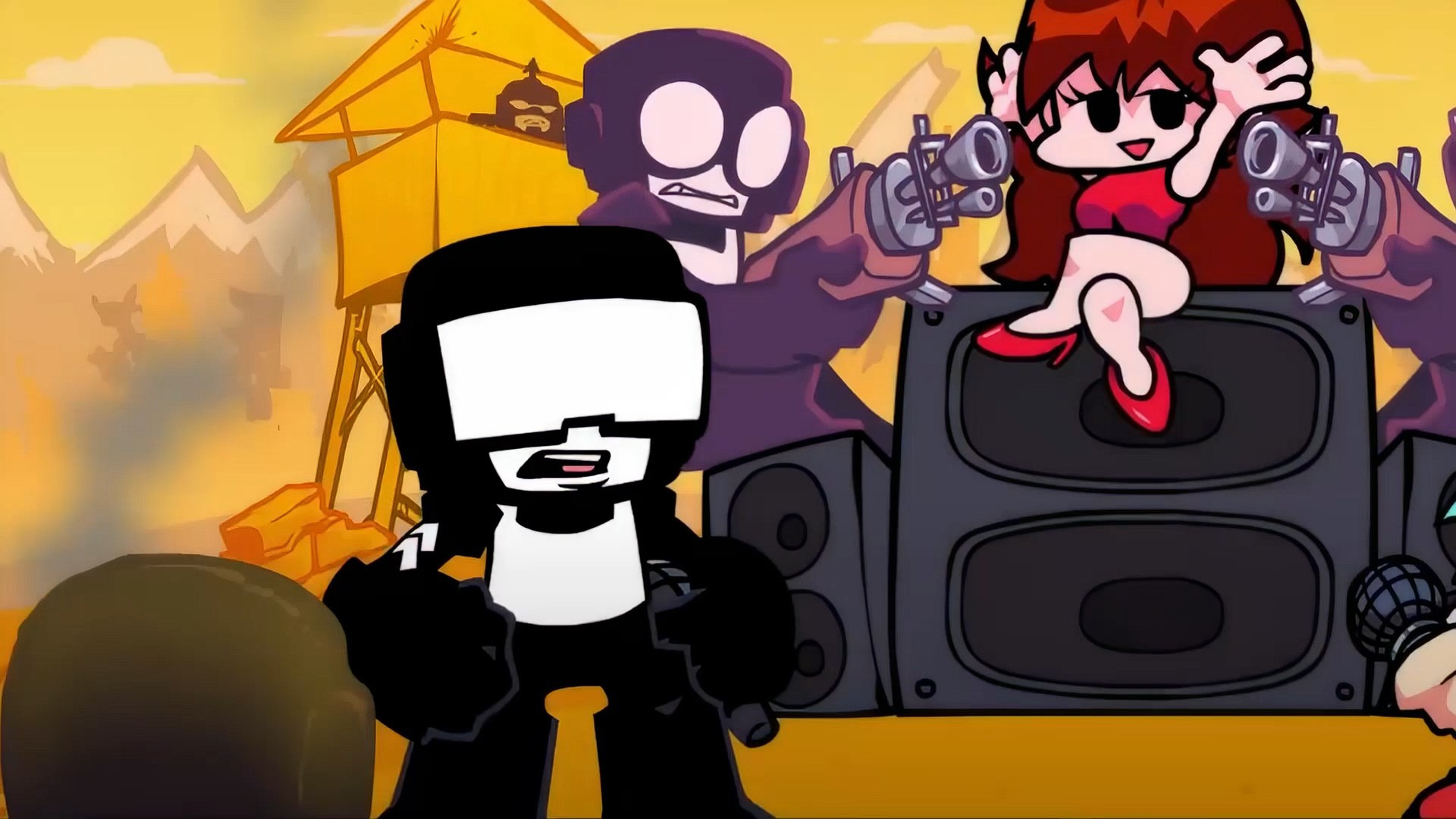 4K Cutscenes [Upscale] Mod for Friday Night Funkin' | FNF Mods