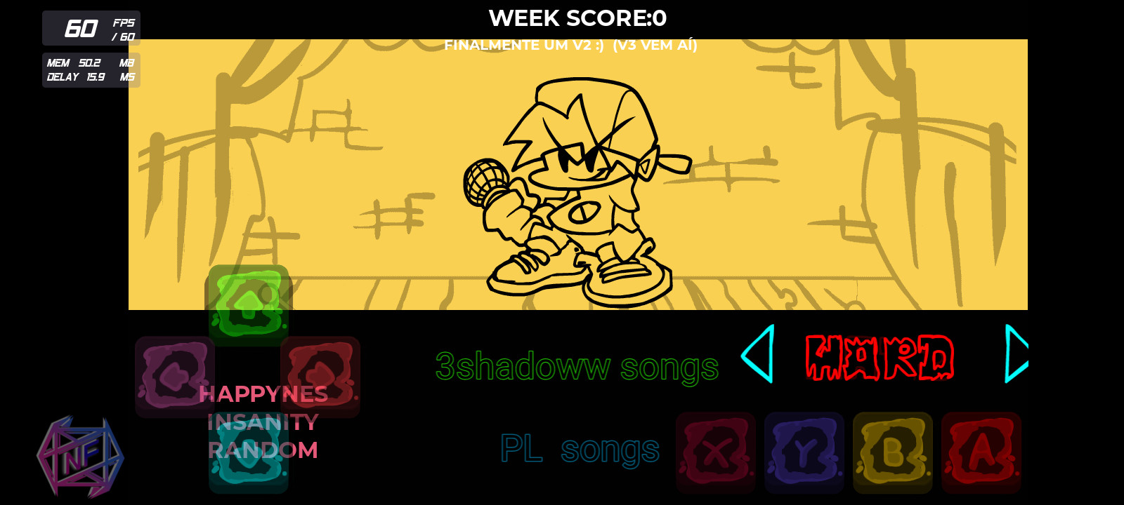 Shadow songs v2 psych engine port Mod for Friday Night Funkin' | FNF Mods