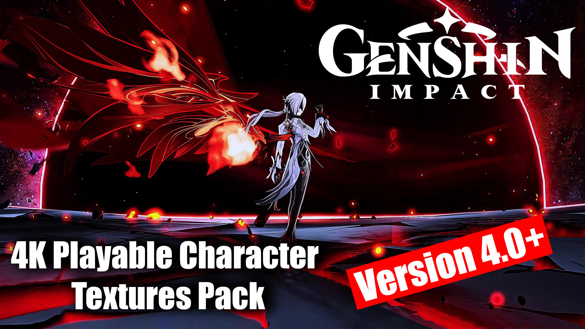 4K Playable Character Textures Pack [AI] Mod for Genshin Impact | GI Mods