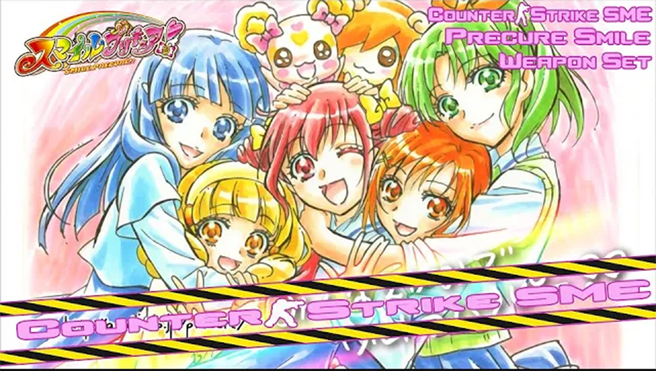 Precure Smile Weapon Set Mod for Counter-Strike 1.6 | CS1.6 Mods