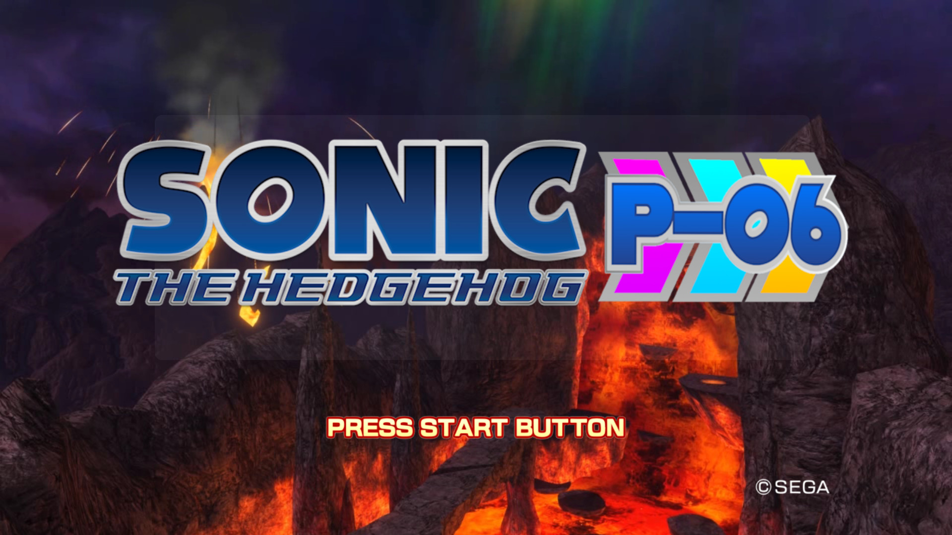 Unoficial title screen for Sonic P-06 Mod for Sonic the Hedgehog ...