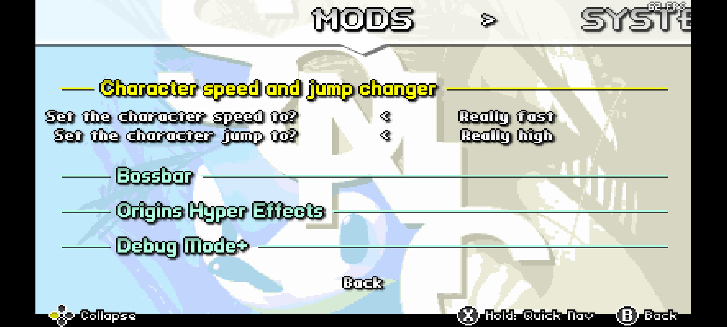 Characters speed and jump changer Mod for Sonic 3 A.I.R. | S3AIR Mods