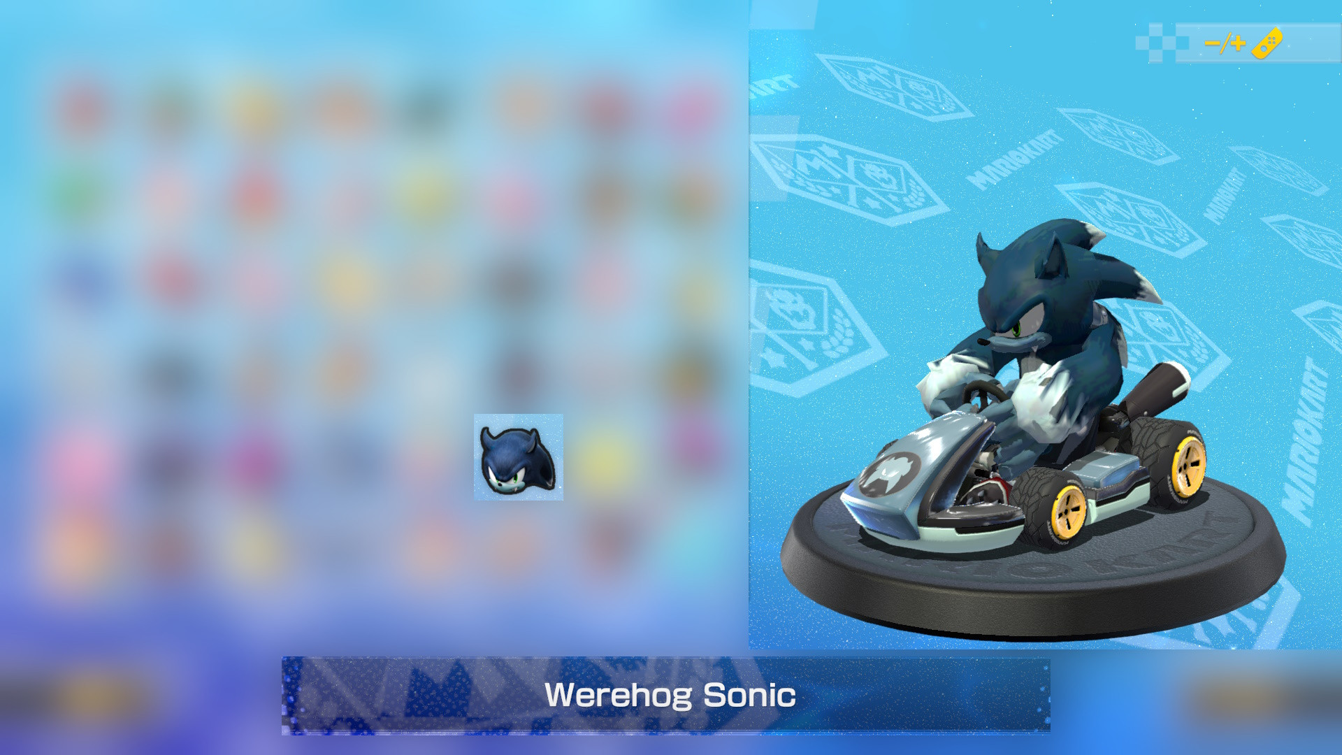 Werehog Sonic over Roy Mod for Mario Kart 8 Deluxe | MK8D Mods