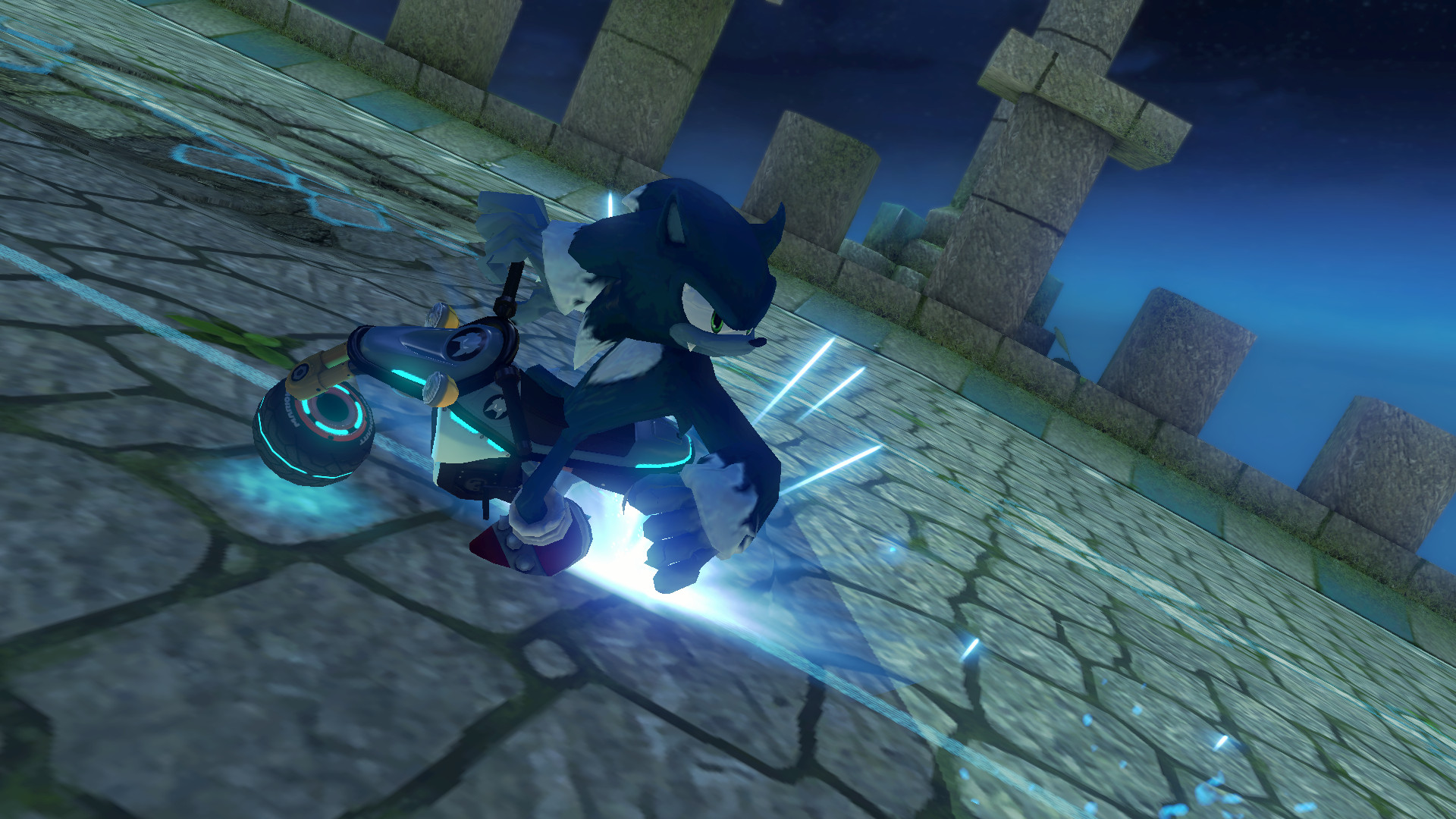 Werehog Sonic over Roy Mod for Mario Kart 8 Deluxe | MK8D Mods