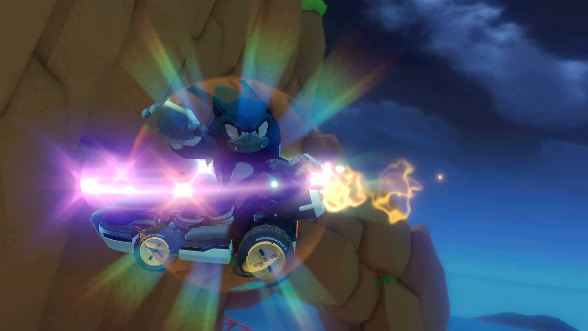 Werehog Sonic over Roy Mod for Mario Kart 8 Deluxe | MK8D Mods