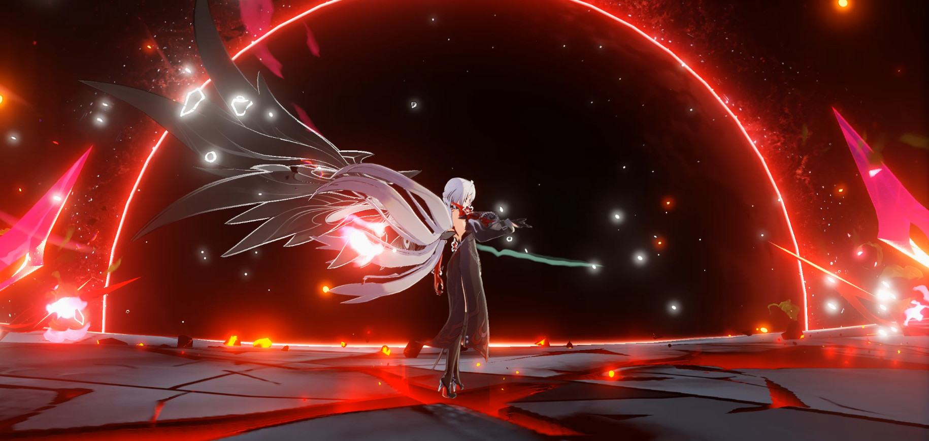 Acheron on Arlecchino (Honkai: Star Rail) Mod for Genshin Impact | GI Mods