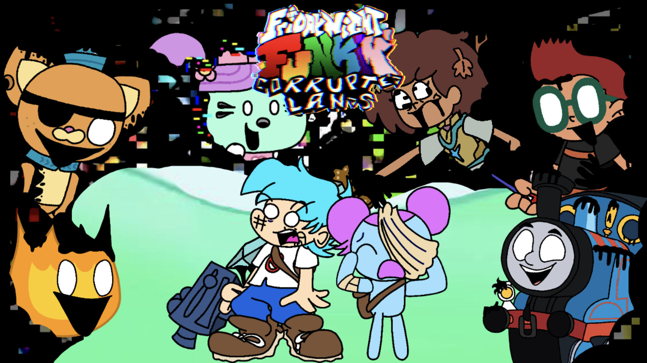 FNF: Corrupted Lands 1.0-[DEMO] Mod for Friday Night Funkin' | FNF Mods