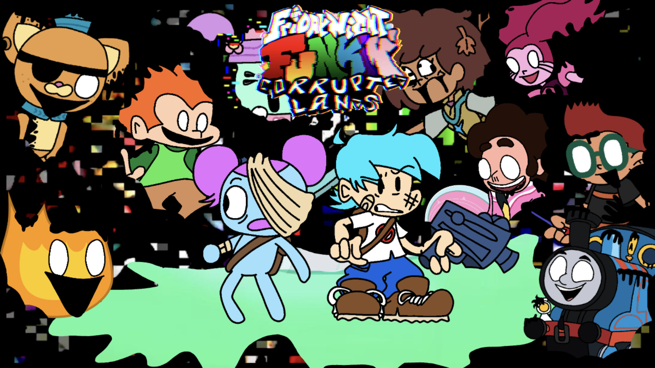 FNF: Corrupted Lands 1.0-[DEMO] Mod for Friday Night Funkin' | FNF Mods