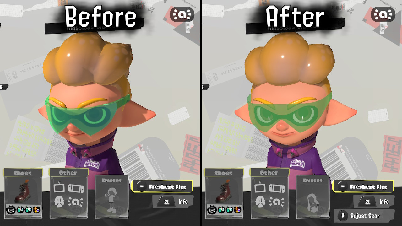 Cruelty Squad Shades Mod for Splatoon 3 | Splatoon 3 Mods