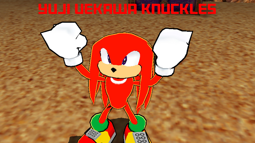 Yuji Uekawa Cel-shaded Knuckles Mod for Sonic Adventure 2 | SA2 Mods