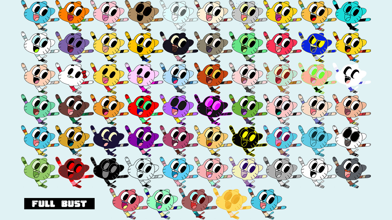 Skin Pack For Gumball (CMC+ v8) Mod for Super Smash Bros. Crusade ...