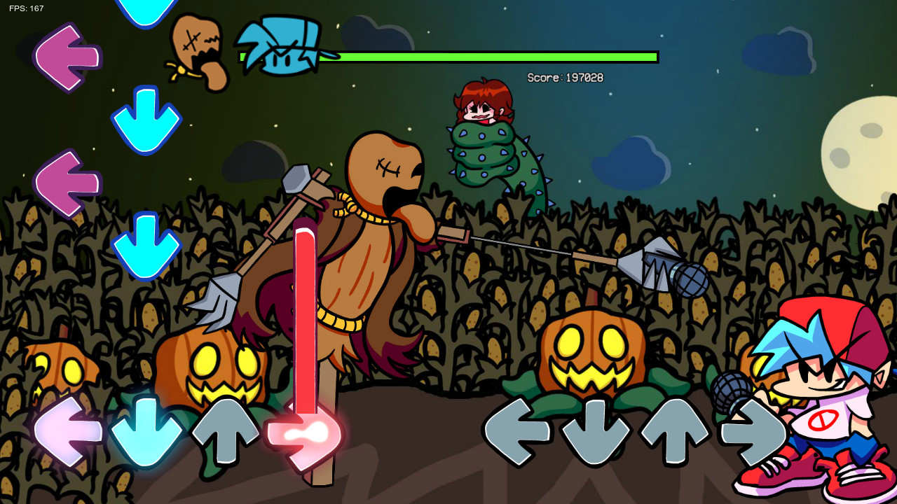 (MOBILE COMPATIBLE) Zardy Base Game/V-Slice Port Mod for Friday Night ...