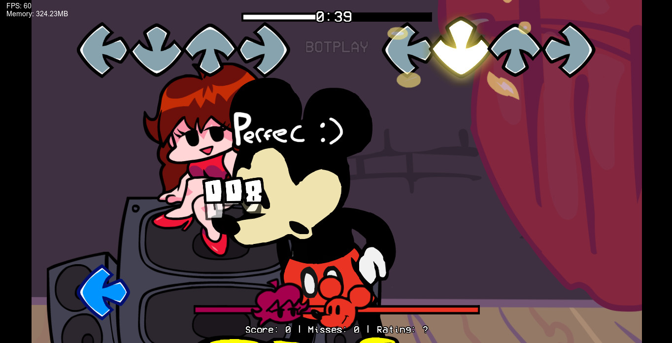 Playable Colored Mickey Mouse + FLA Mod for Friday Night Funkin' | FNF Mods