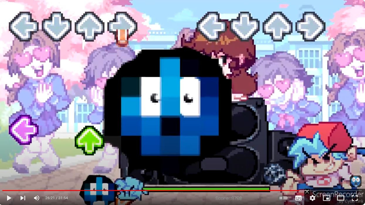 Blue Emoji / Just_Artur FNF MOD Mod for Friday Night Funkin' | FNF Mods