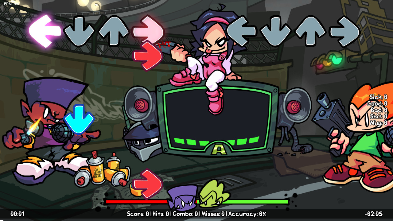 [Funkin' 0.3-0.5] Fancy HUD Mod for Friday Night Funkin' | FNF Mods